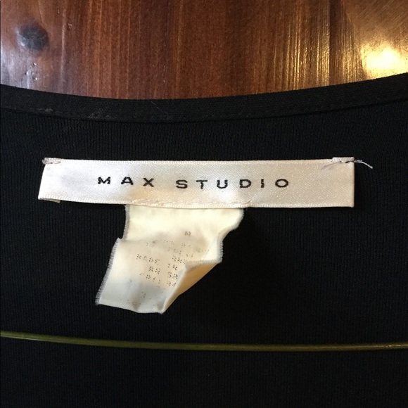 Max Studio | Dresses | Max Studio Black Wrap Dress | Poshmark